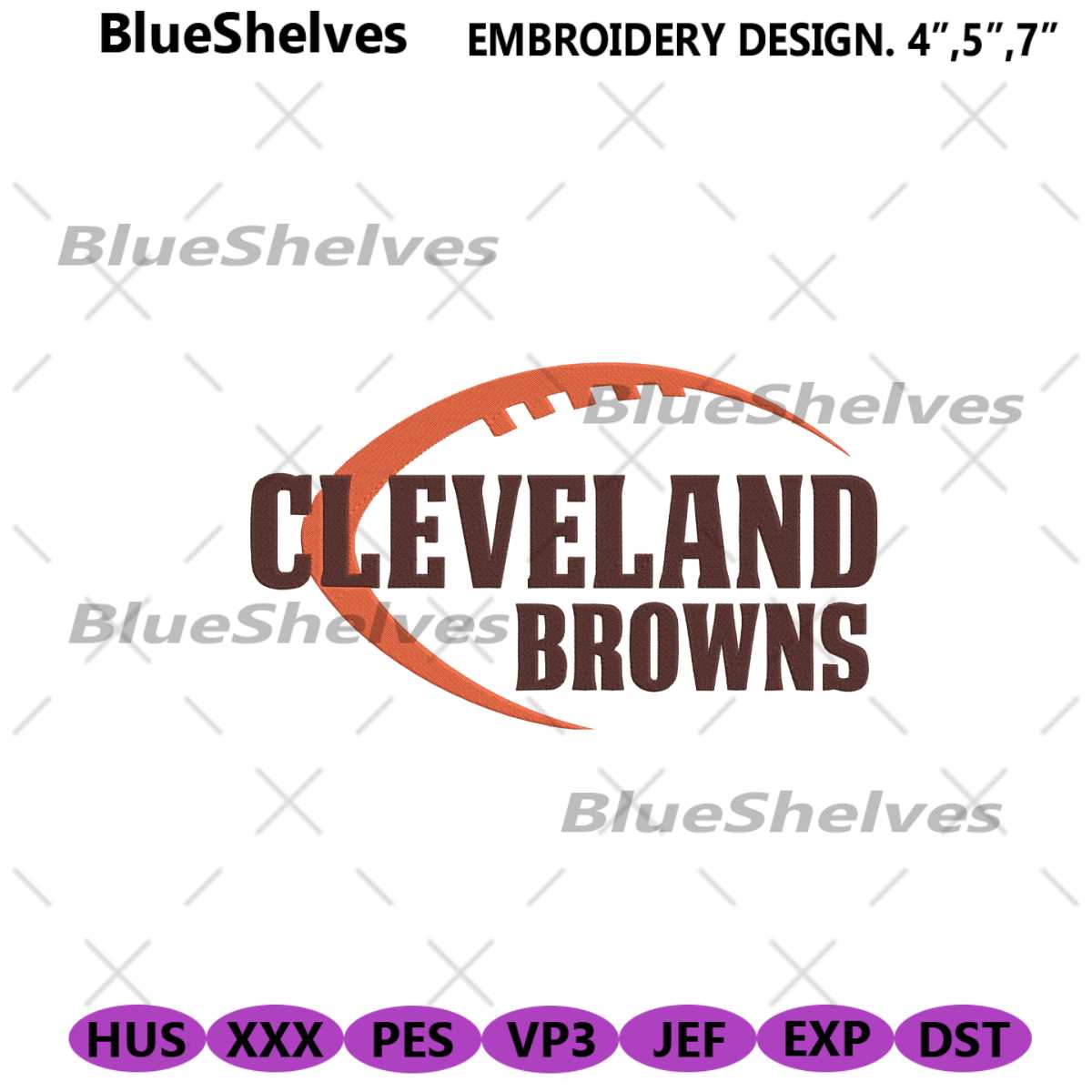 Cleveland Browns logo Embroidery Design, Cleveland Browns Sy | Inspire ...
