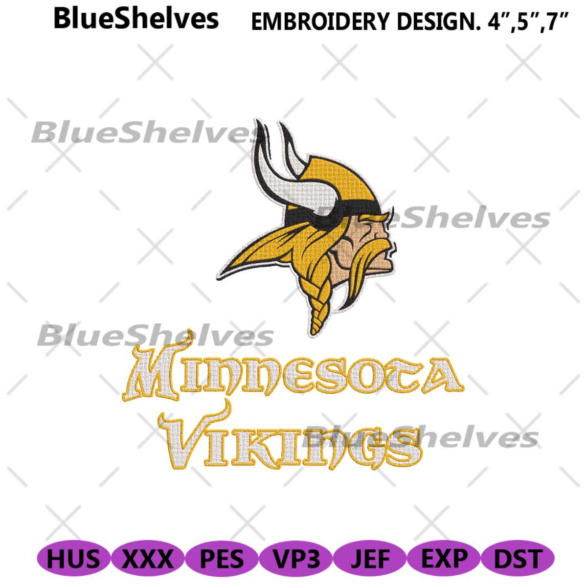 Minnesota Vikings Embroidery Download File, Minnesota Viking | Inspire ...