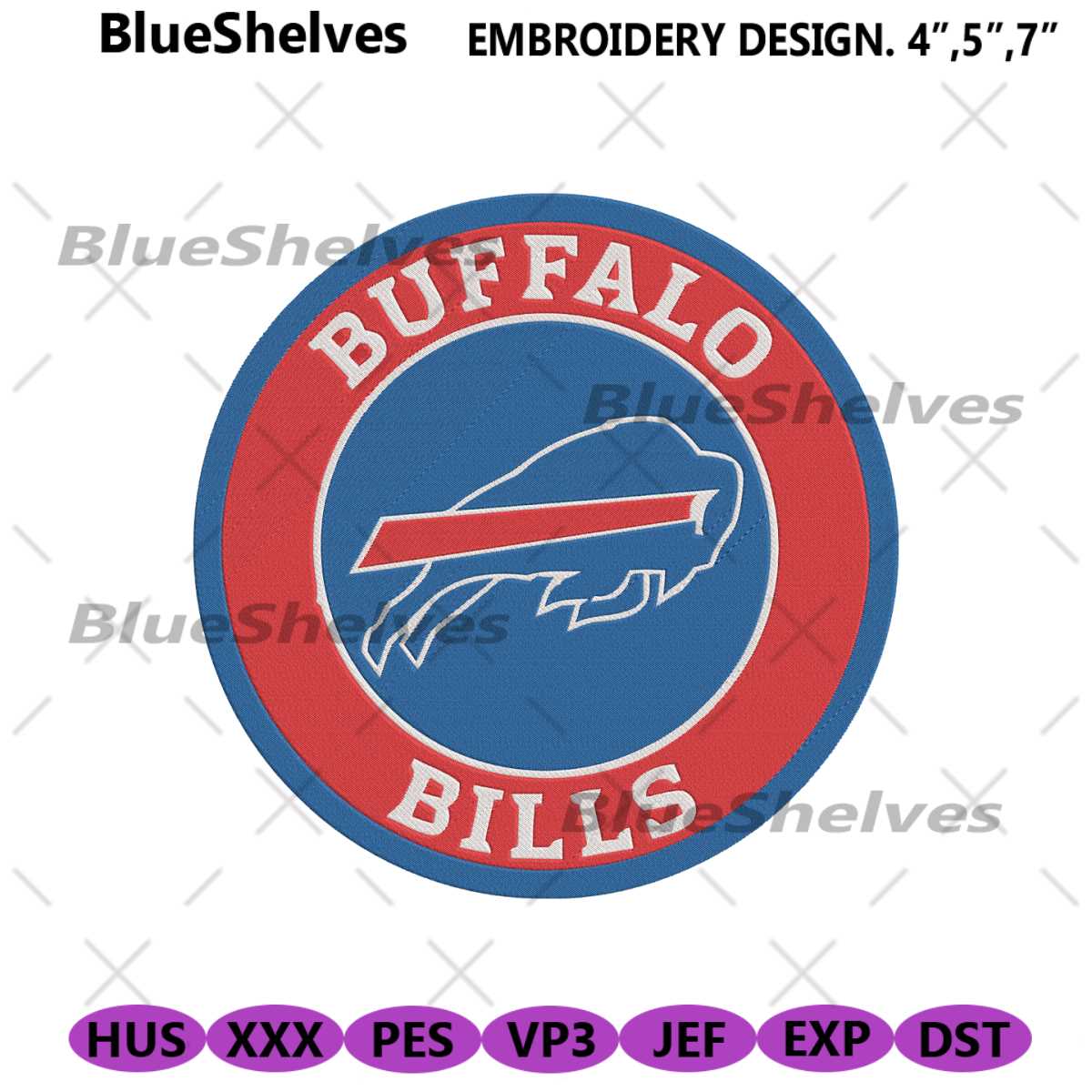 Buffalo Bills Embroidery Design, Bills football Embroidery d | Inspire ...