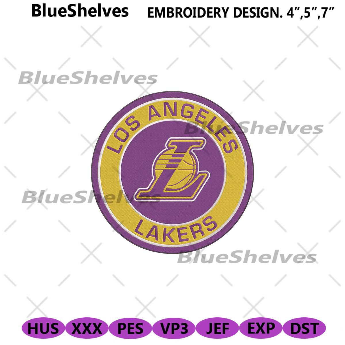 Los Angeles Lakers Logo Machine Embroidery Design, Los Laker | Inspire ...