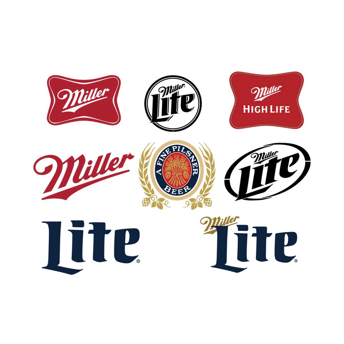 Miller Lite Beer Logo Bundle Svg, Trending Svg, Miller Lite | Inspire ...