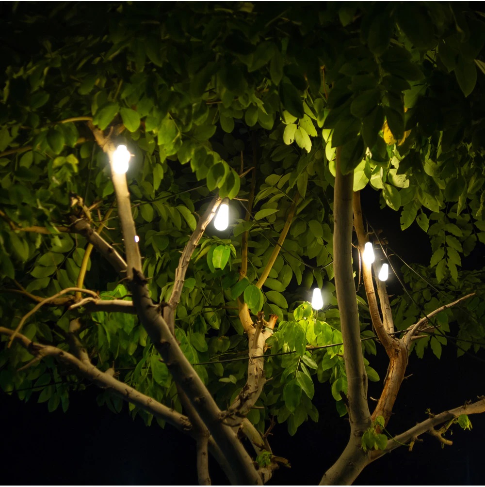 "Italian Cafe" Solar Powered Vintage Edison Bulbs - Inspire Uplift