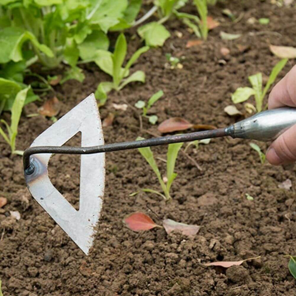 Multi-Use Steel Hollow Hoe For Gardening - Inspire Uplift