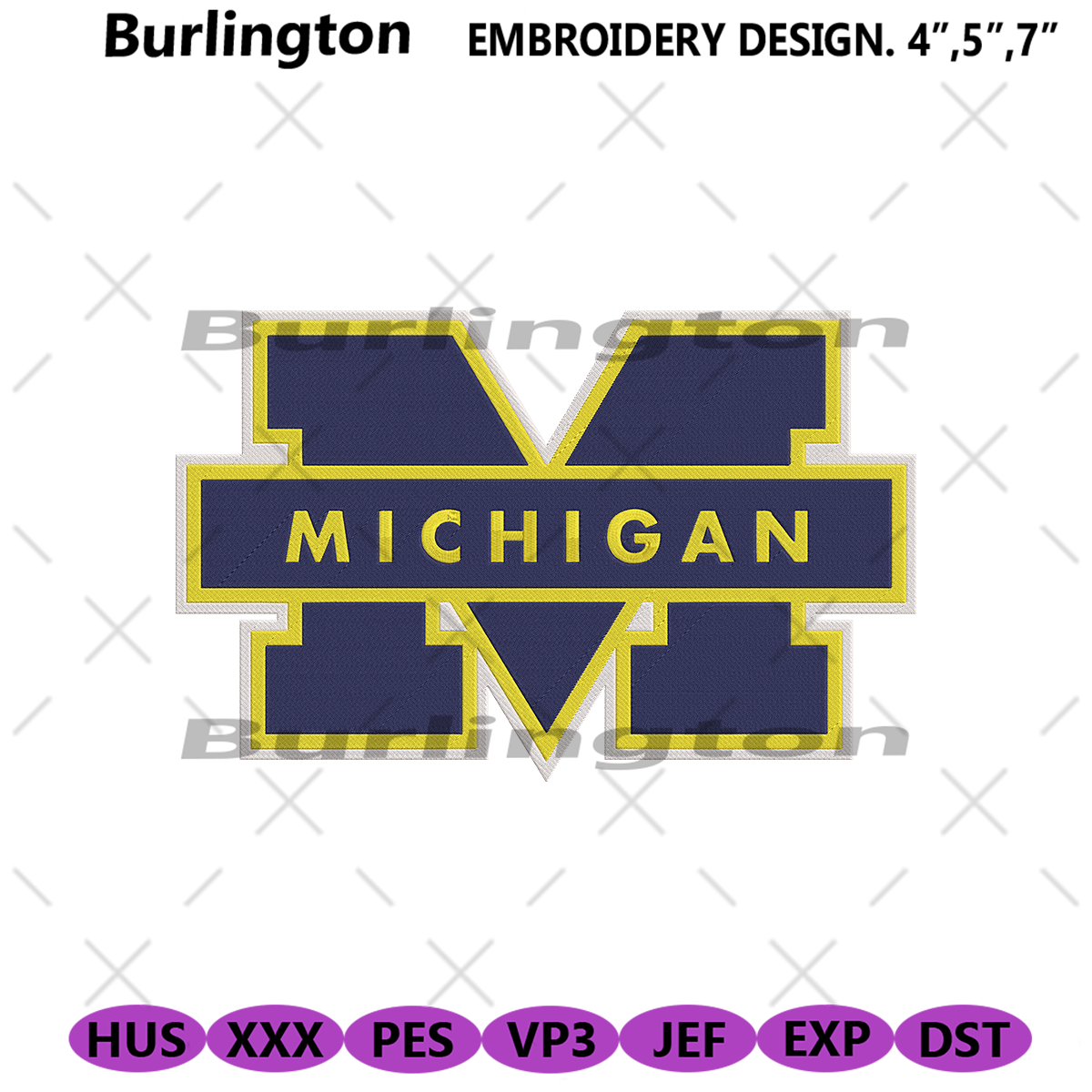 Michigan Wolverines Logo NCAA Embroidery Design, Michigan Wo | Inspire ...