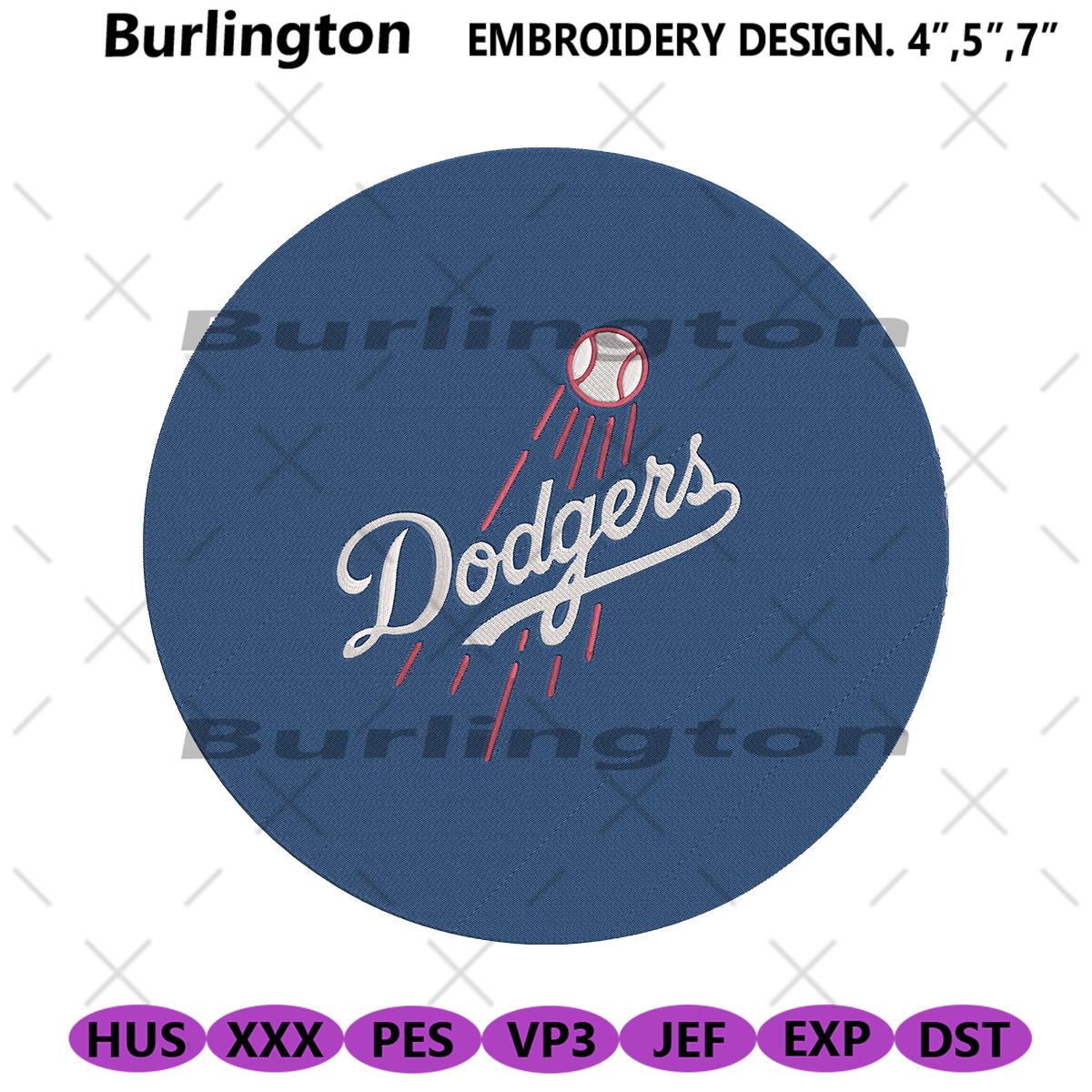 Dodgers Logo Machine Embroidery Download, Dogers MLB Embroid | Inspire ...