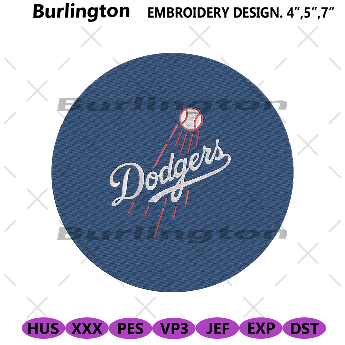 LA Dodgers Logo Embroidery Files, MLB Dogers Embroidery Desi | Inspire ...