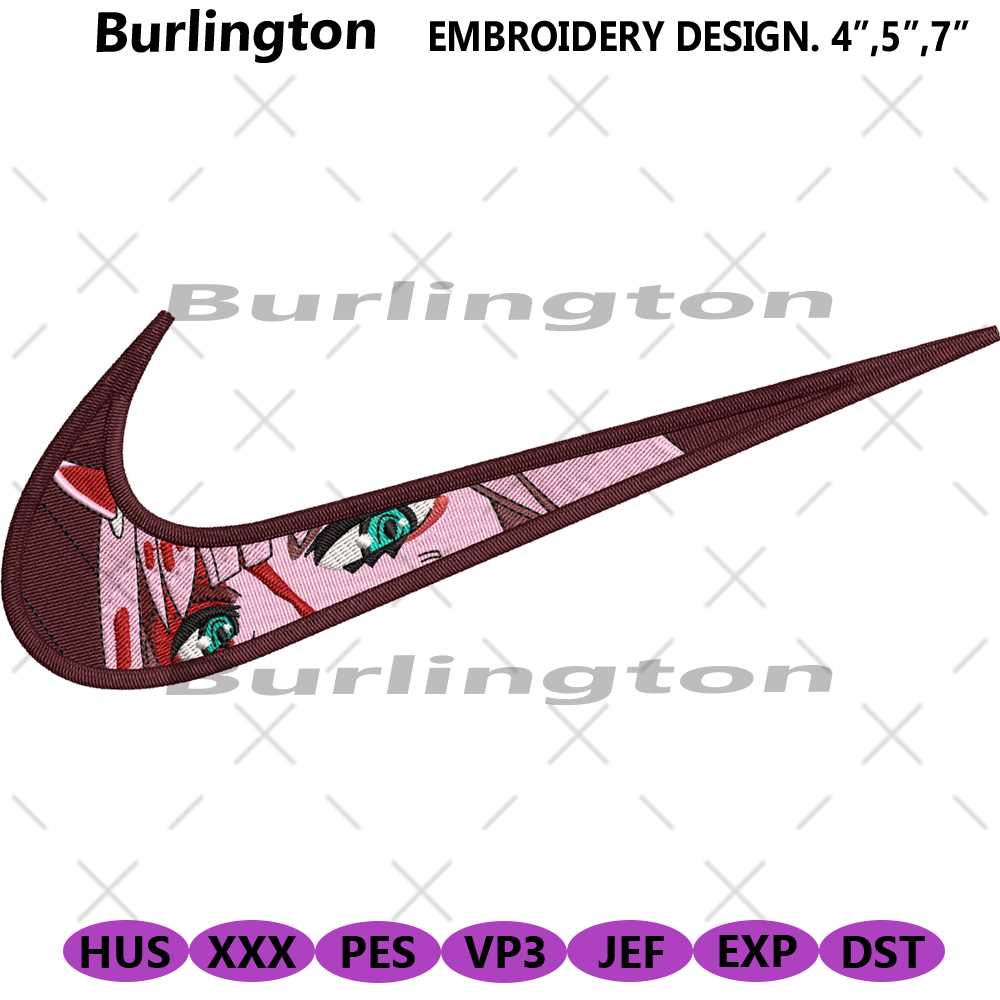 ZERO TWO Nike Embroidery Design Darling in the Franxx Design | Inspire ...