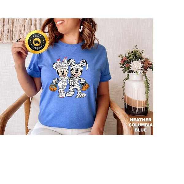 Disney Mickey And Minnie Mummy Shirt, Halloween Mickey And M | Inspire ...