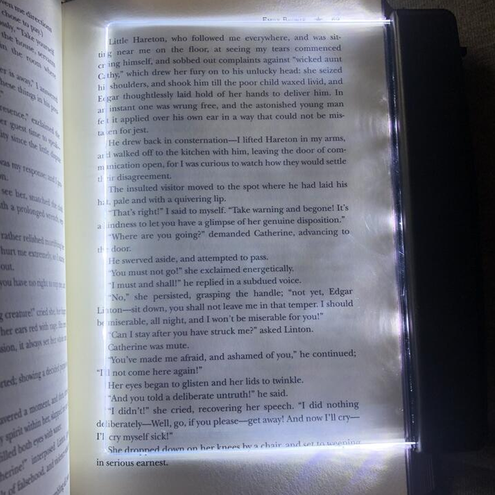 Portable Non-Disturbing LED Flat Book Light - Inspire Uplift
