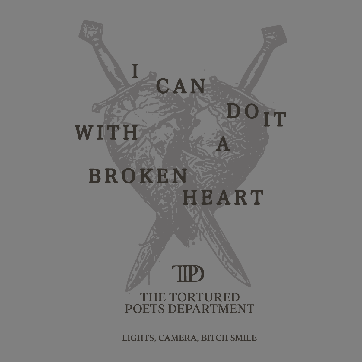 I Can Do It With A Broken Heart TTPD Album SVG | Inspire Uplift