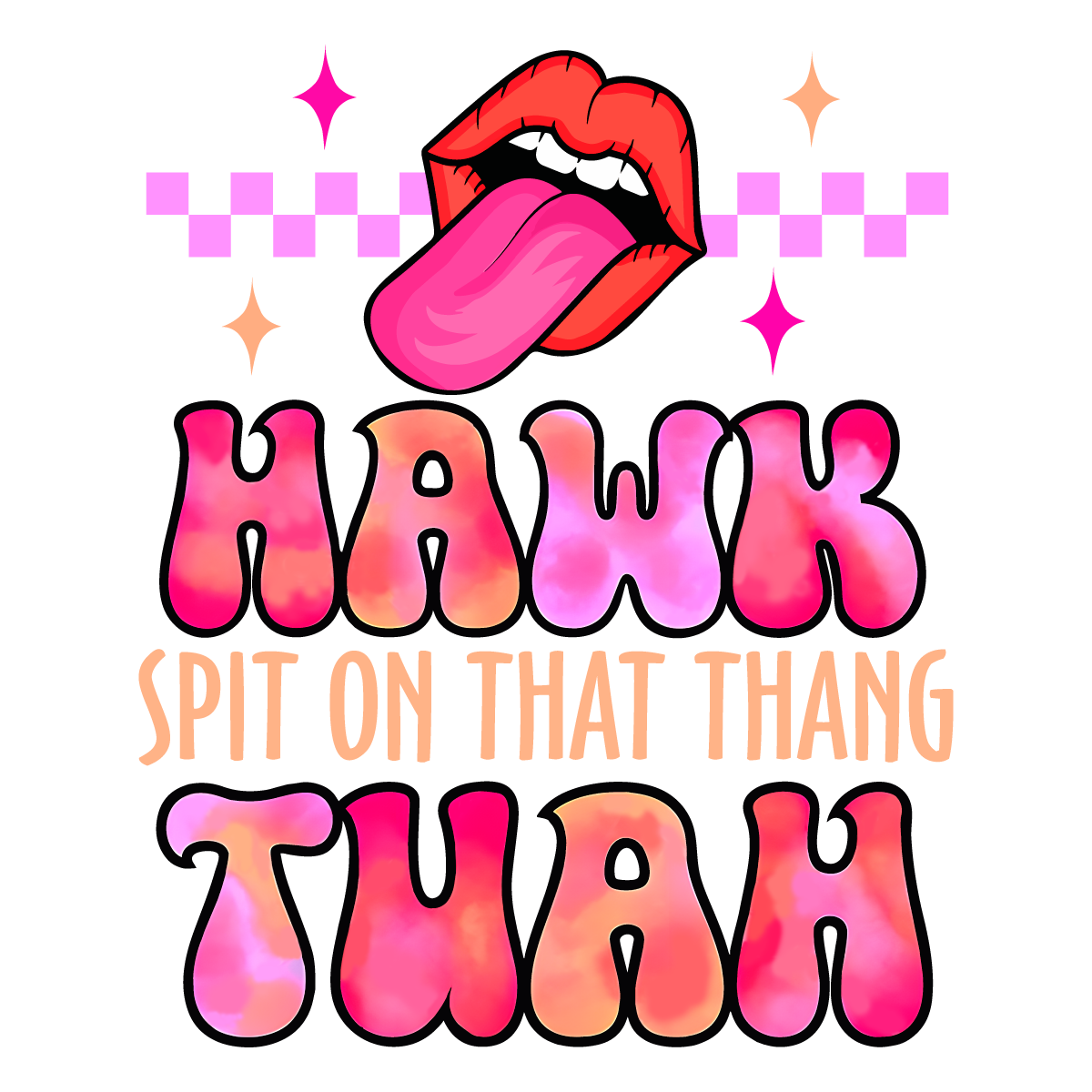 Hawk Tuah Viral Humor Meme PNG Digital Download Files - Inspire Uplift