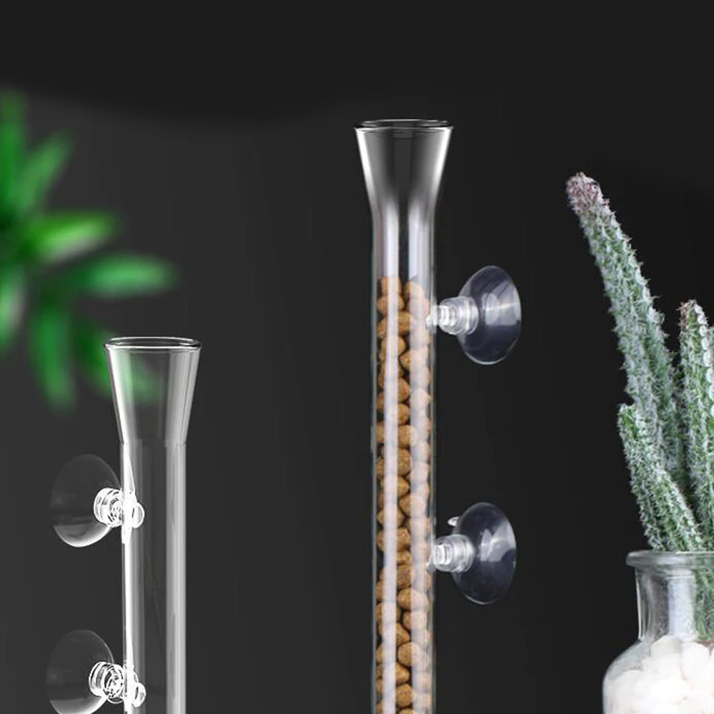 Transparent Glass Aquarium Feeding Tube - Inspire Uplift