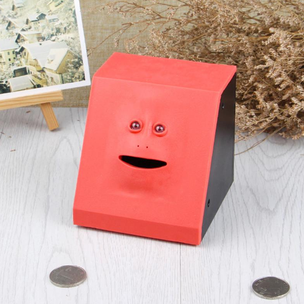 Motion-Sensing Face Coin Eating Storage Bank - Inspire Uplift