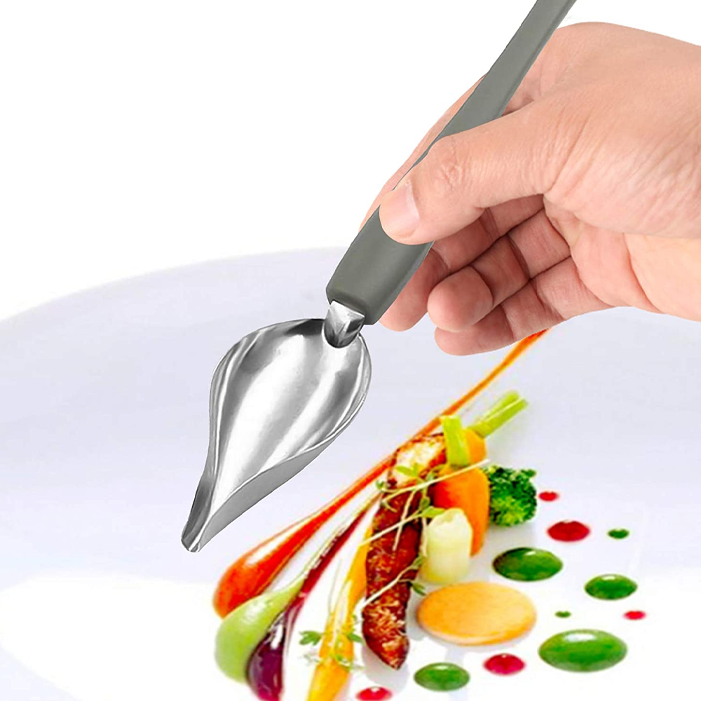 2 Pcs Chef Pencil Sauce Painting Spoon - Inspire Uplift