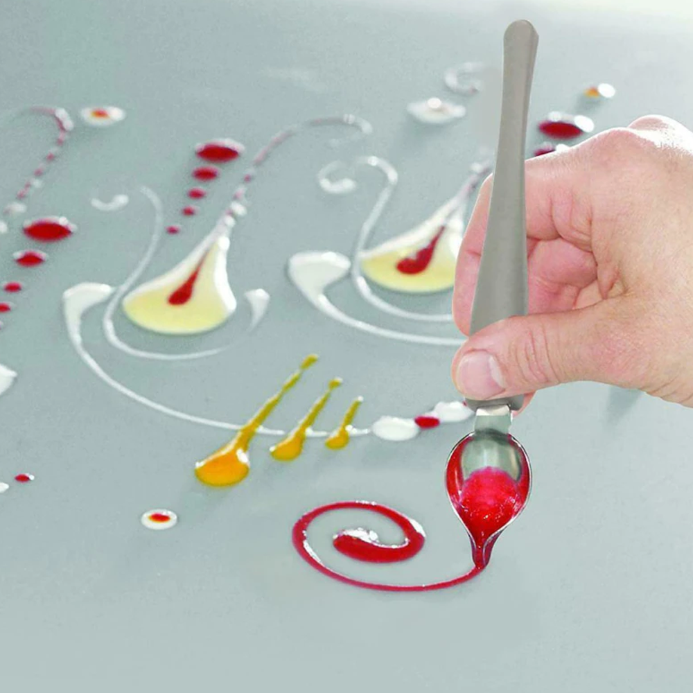 2 Pcs Chef Pencil Sauce Painting Spoon - Inspire Uplift