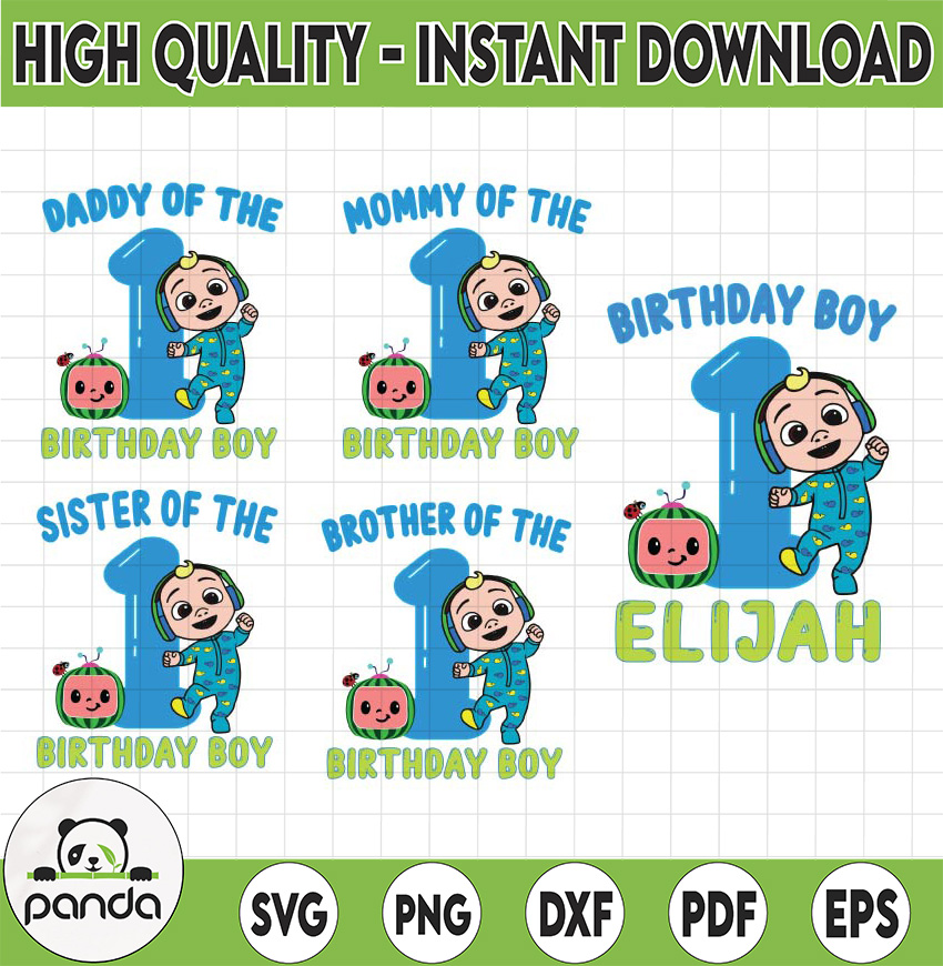 Personalized Coco melon birthday Svg Png, Customized Cocomel | Inspire ...