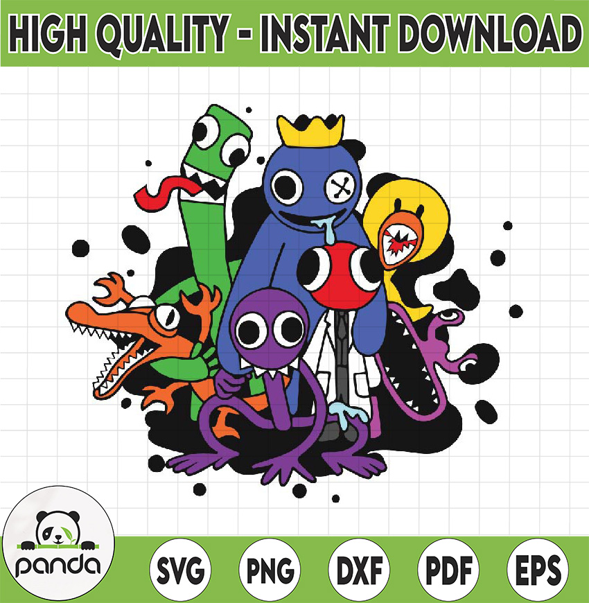 Rainbow Friends Svg image Birthday Png, Rainbow friends Png, | Inspire ...