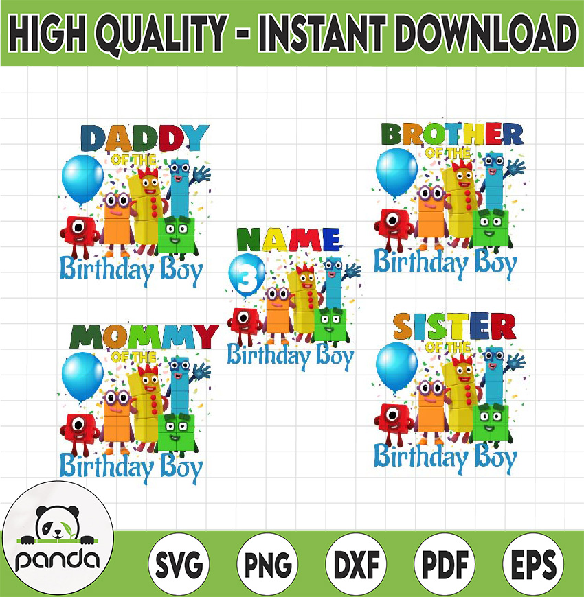 Personalized Numberblocks Friends Png, Custom Master Builder | Inspire ...