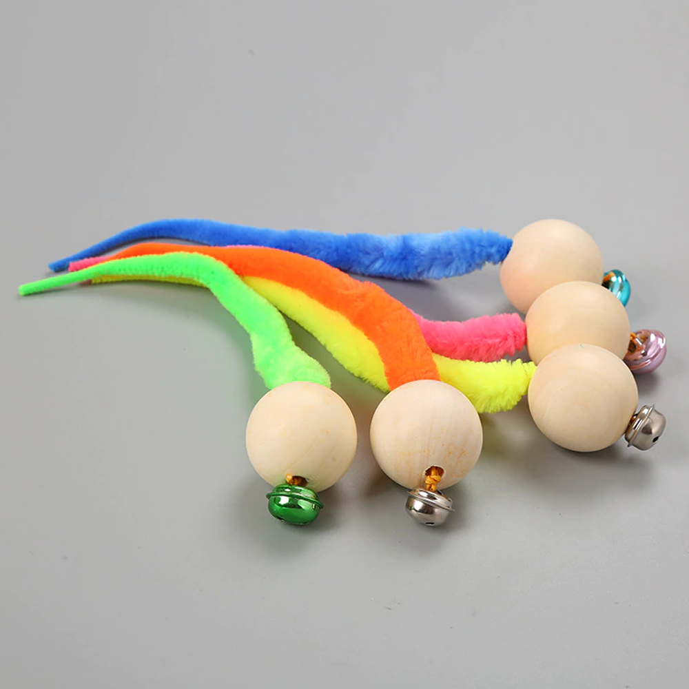 2-in-1 Caterpillar-Shaped Ball Cat Bell Toy - Inspire Uplift