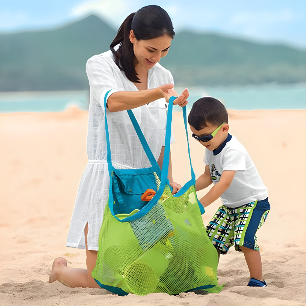 Extra Large Foldable Mesh Beach Bag | Inspire Uplift