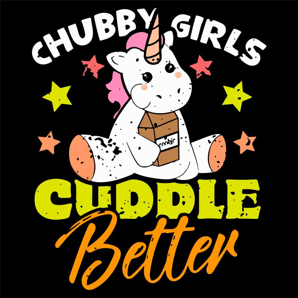 Chubby Girls Cuddle Better Svg, Trending Svg, Cute Unicorn S | Inspire ...