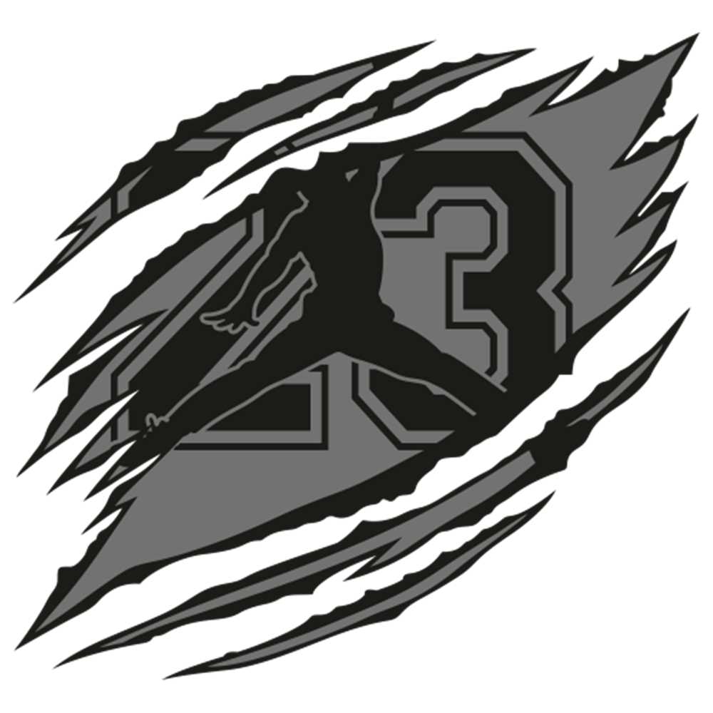 Ripped Jordan 23 Logo Svg , Ripped Logo Svg | Inspire Uplift