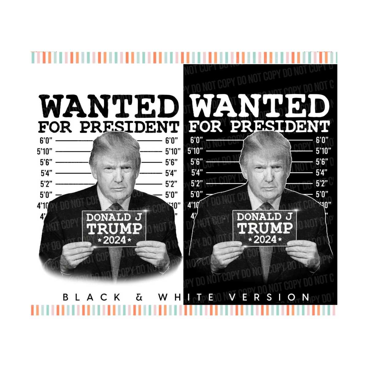 Wanted for President Donald J Trump Arrest Svg, Wanted Donal | Inspire ...
