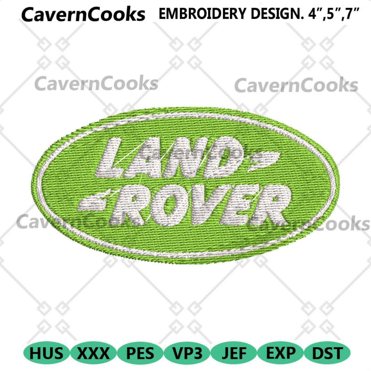 Land Rover Logo Car Embroidery Download Logo Car Design File | Inspire ...