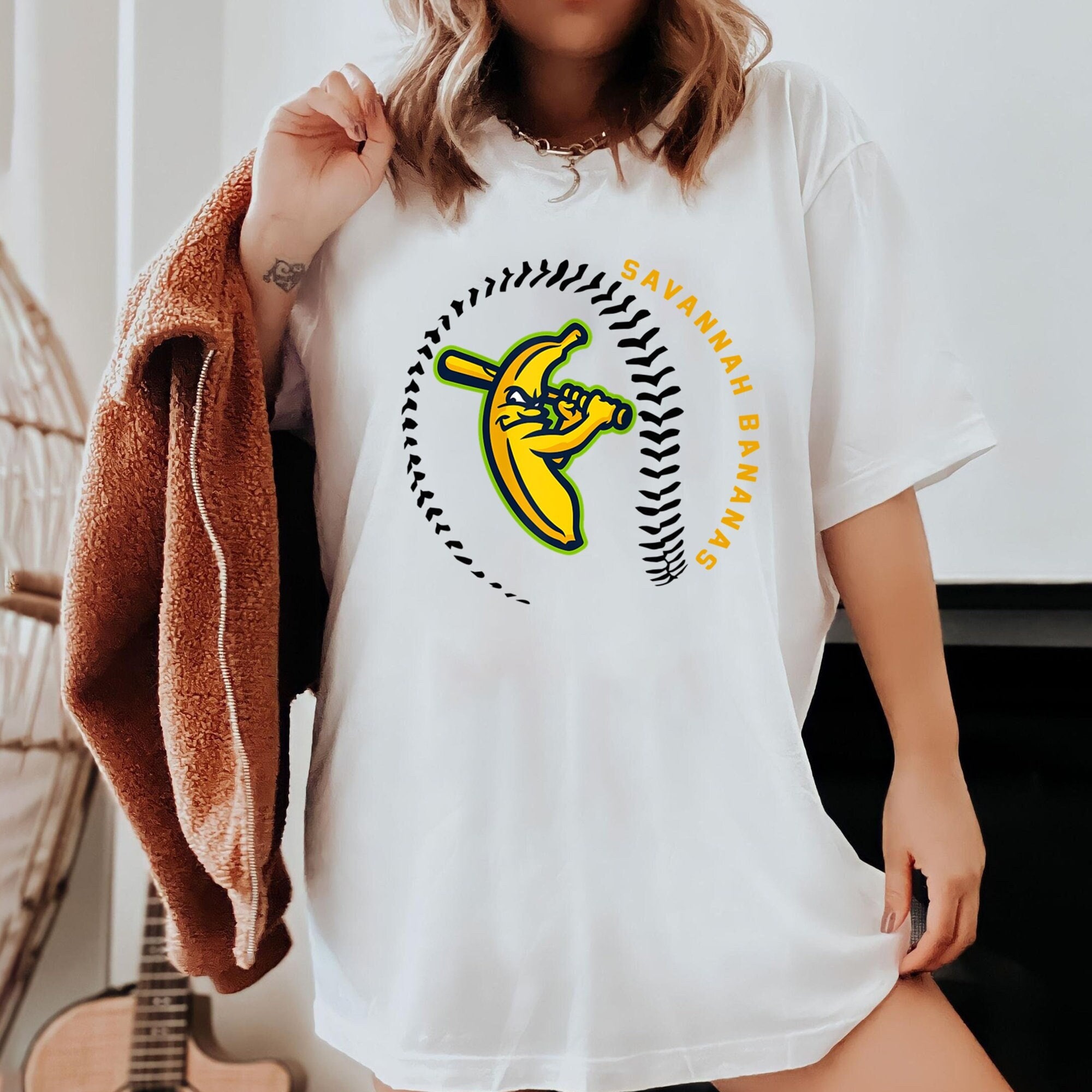 Vintage Retro Savannah Bananas Shirt , Baseball Banana Shirt | Inspire ...