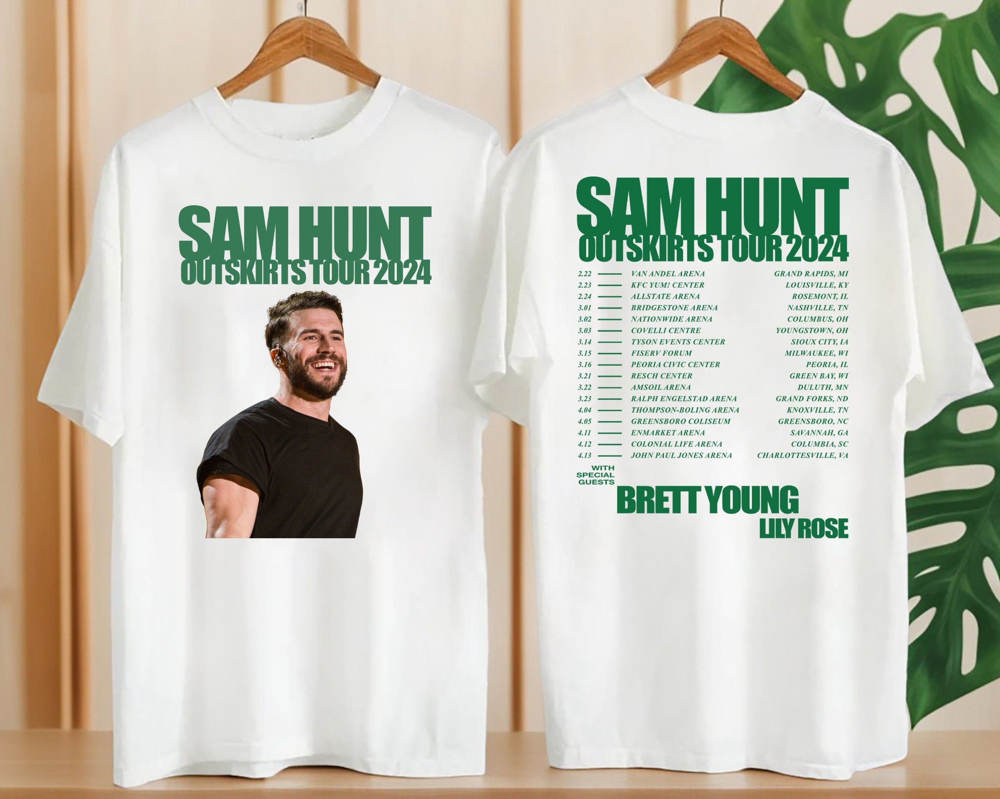 Sam Hunt 2024 Concert Merch Sam Hunt 2024 Outskirts Tour T-S | Inspire ...