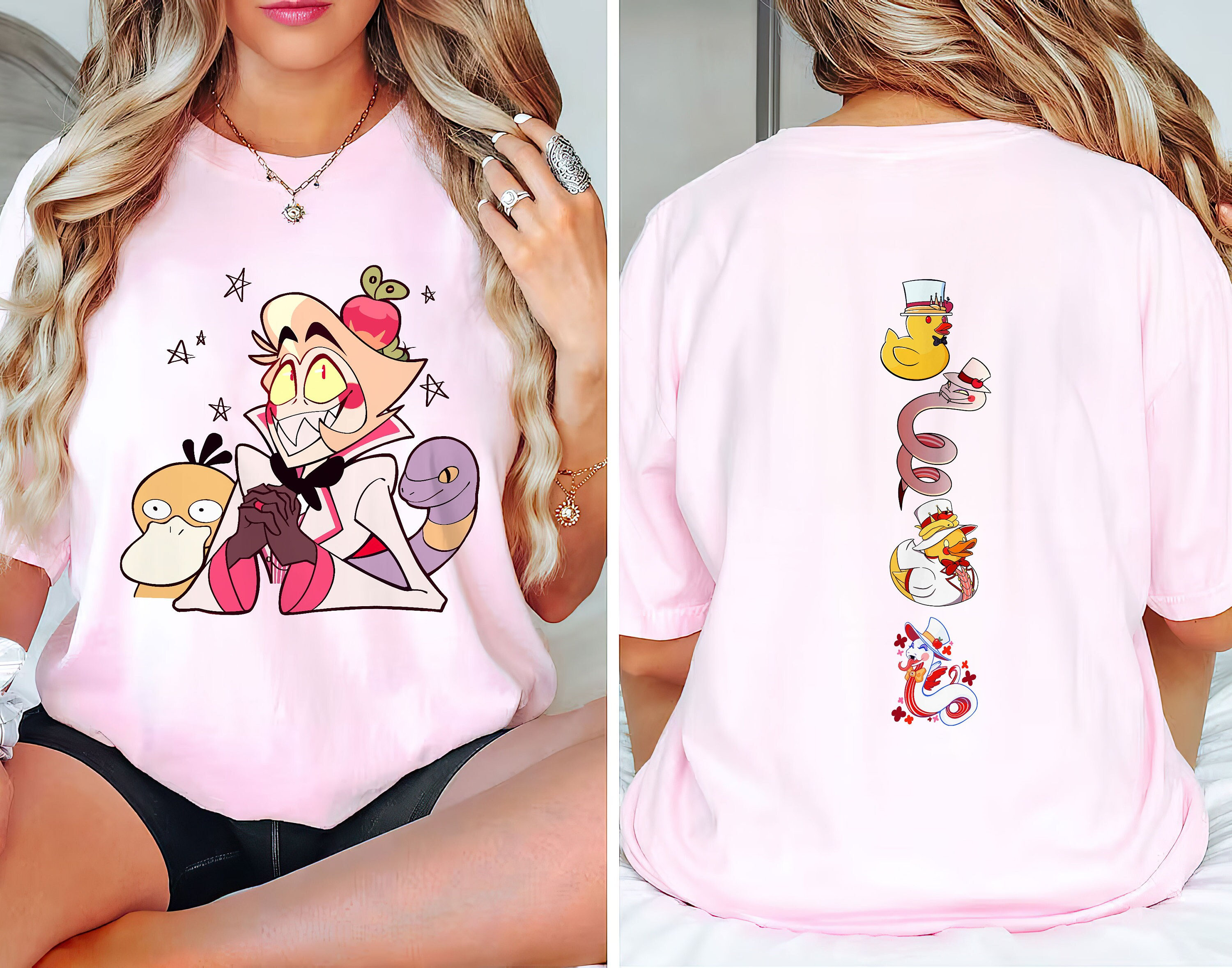 Funny Lucifer Morningstar With Cute Duck Meme Hazbin Hotel 2 | Inspire ...