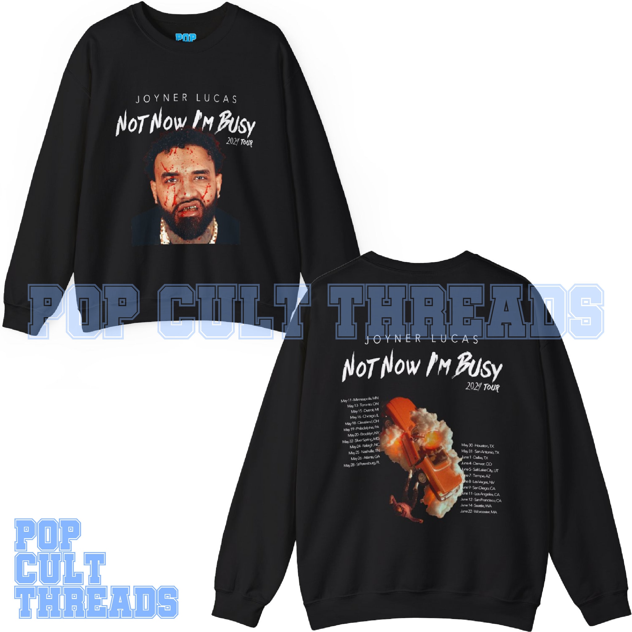 Joyner Lucas Not Now Im Busy 2024 Tour Unisex Sweatshirt | Inspire Uplift