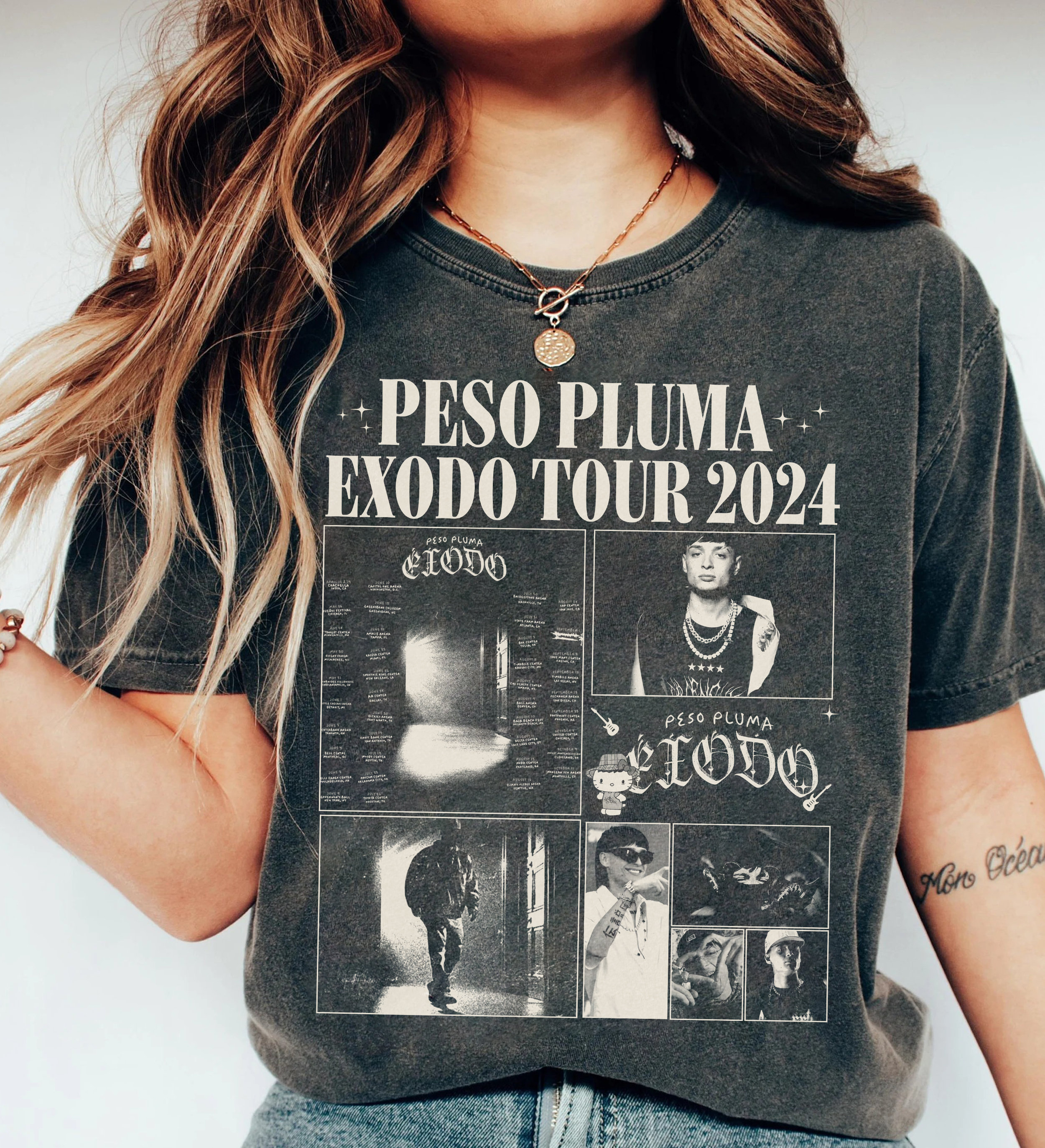 90s Vintage Peso Pluma Homage Shirt, Peso Pluma Merch Shirt, | Inspire ...