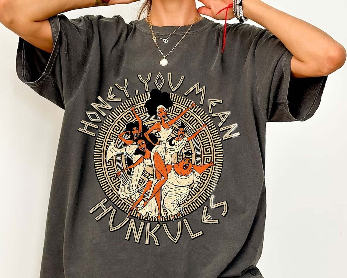 Disney Hercules Diva The Muses Honey You Mean Hunkules Shirt | Inspire ...