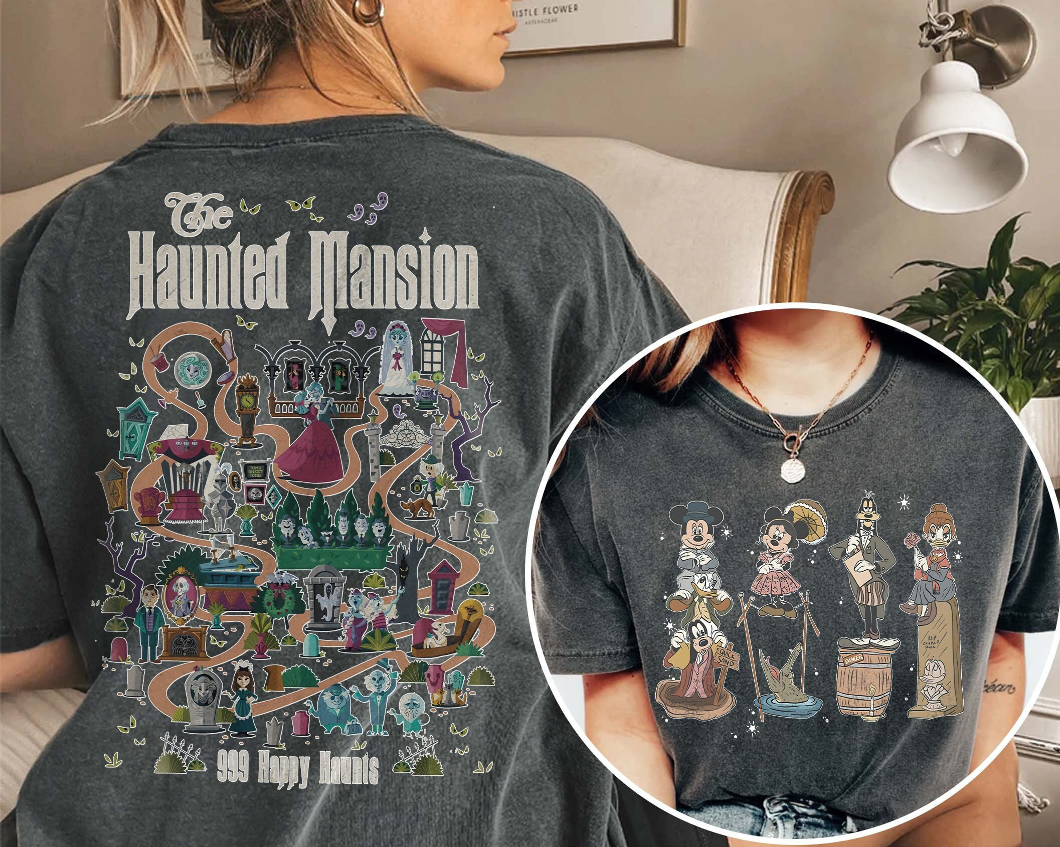 Vintage The Haunted Mansion Shirt, Stretching Room, The Haun | Inspire ...