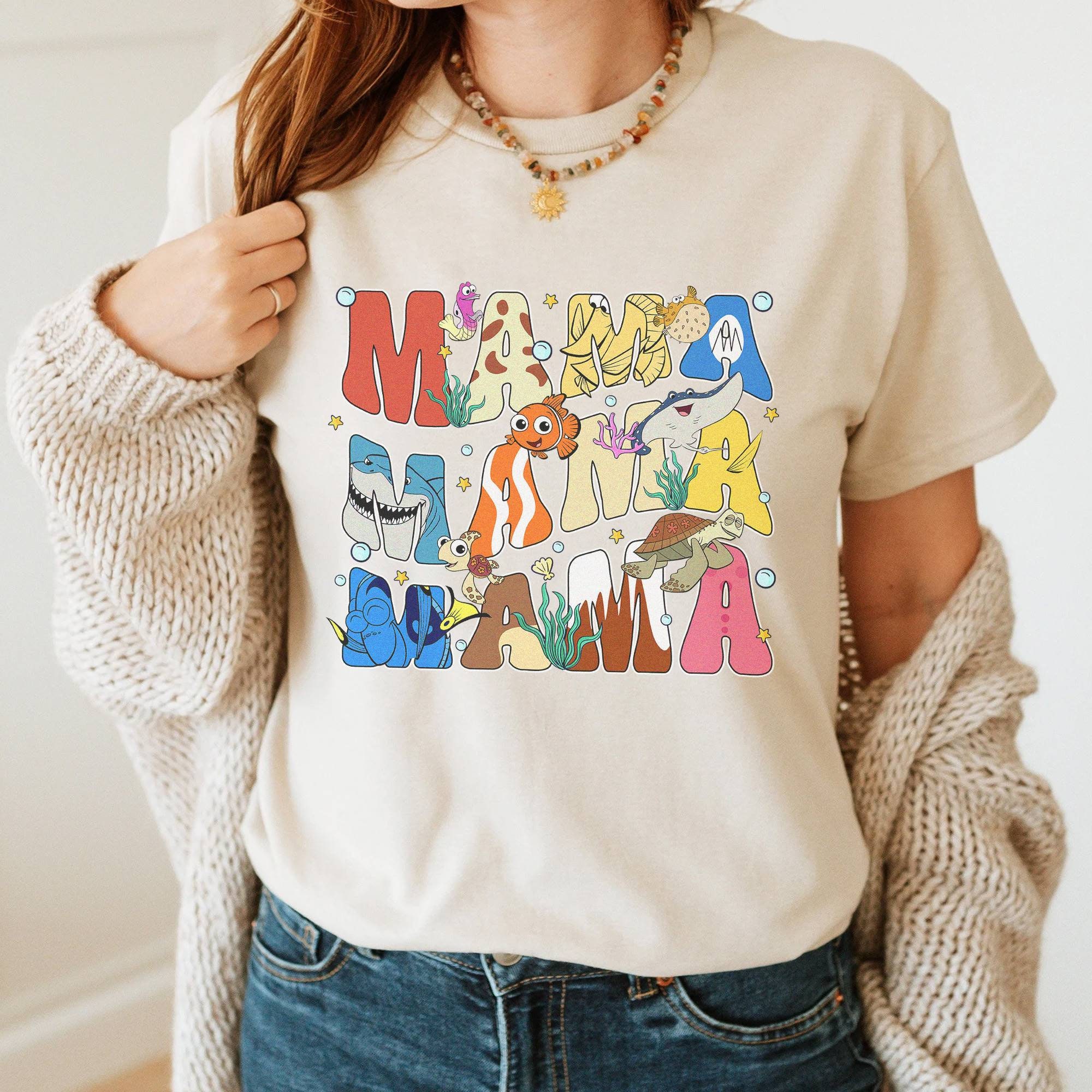 Disneyland Mama Finding Nemo Shirt, Finding Nemo Mother Day - Inspire ...