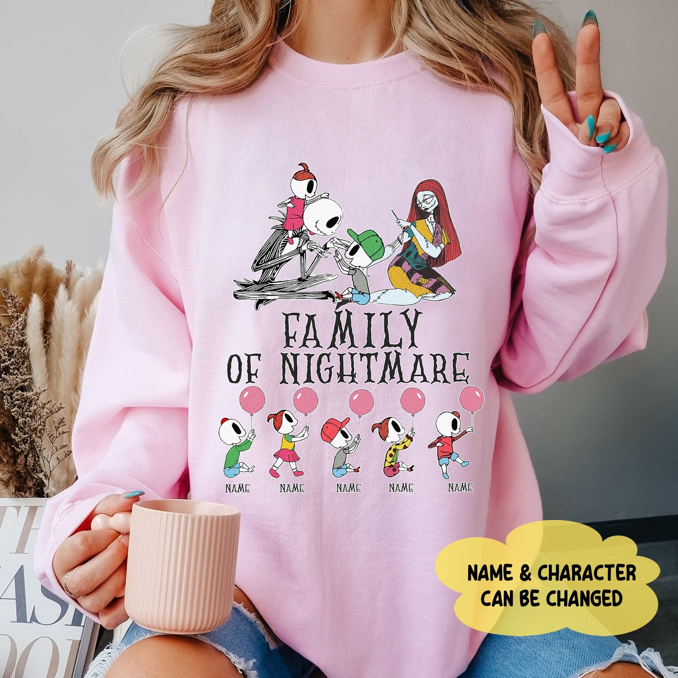 Personalized Family of Nightmares Shirt, Jack and Sally Nigh - Inspire ...