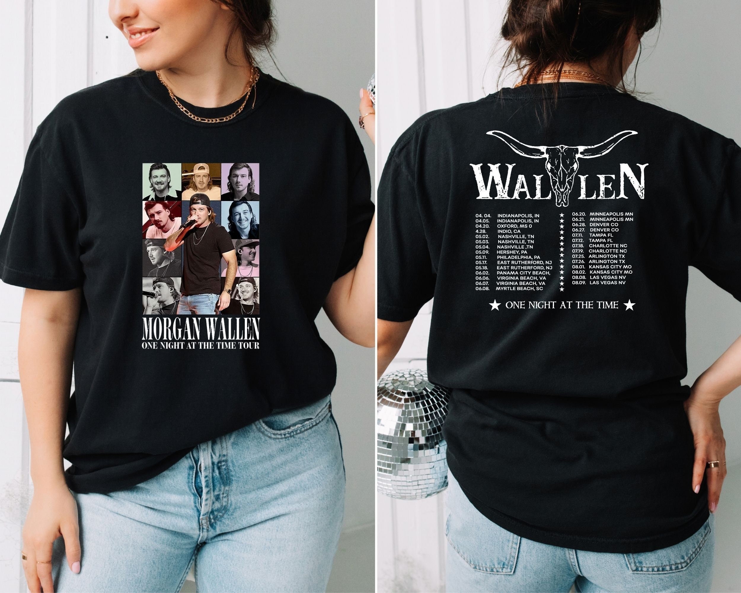 Morgan Wallen Tour 2024 Shirt, Morgan Wallen One Night At A - Inspire ...