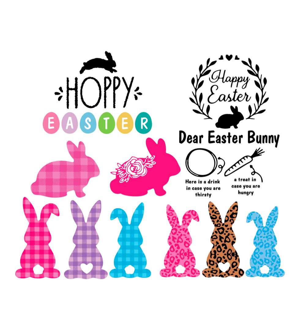 Easter Bunny Bundle Svg, Easter Svg, Easter Bunny Svg, Bunny | Inspire ...