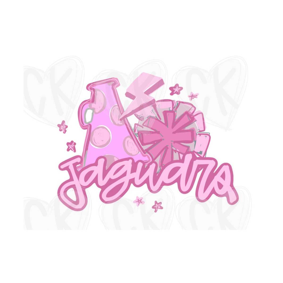 Jaguars Cheer cheerleading pink Png instant digital download | Inspire ...