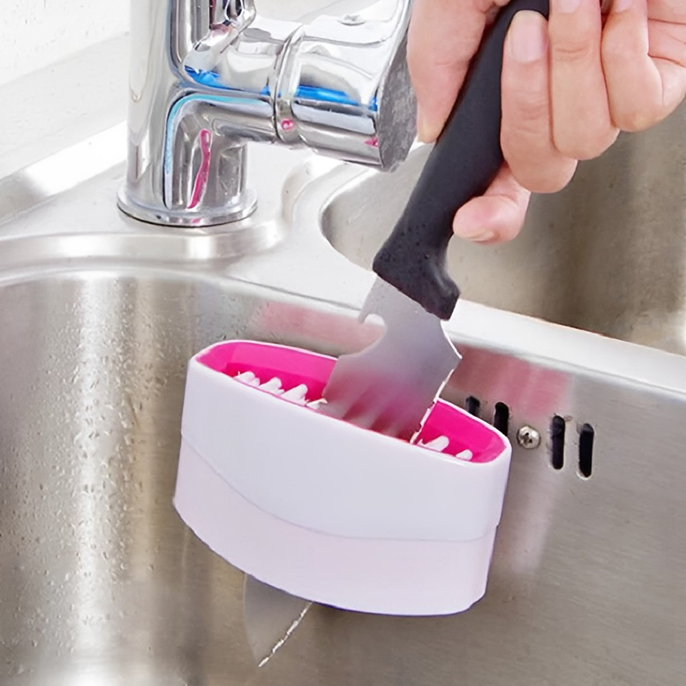 Hand-Free Instant Cutlery & Veggie Scrubber - Inspire Uplift