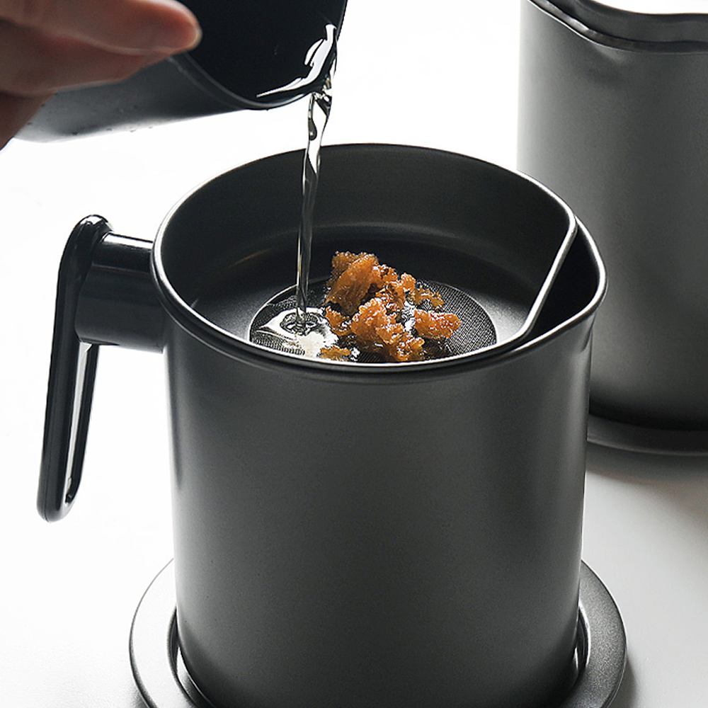 Joorrt - Cooking Oil Fat Separator Bacon Grease Container Can With Fat ...