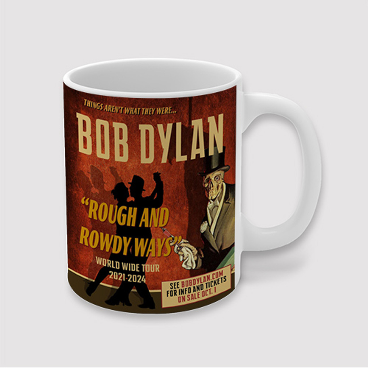 Pastele Bob Dylan Rough and Rowdy Ways Tour Custom Ceramic M - Inspire ...