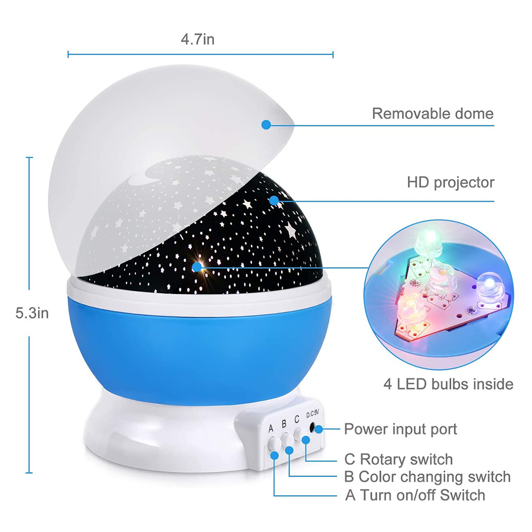 Space Projector Lamp For Calming Vibes - Inspire Uplift