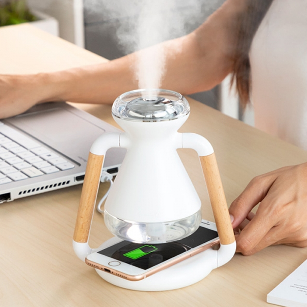 Mist Humidifier & Phone Wireless Charger - Inspire Uplift