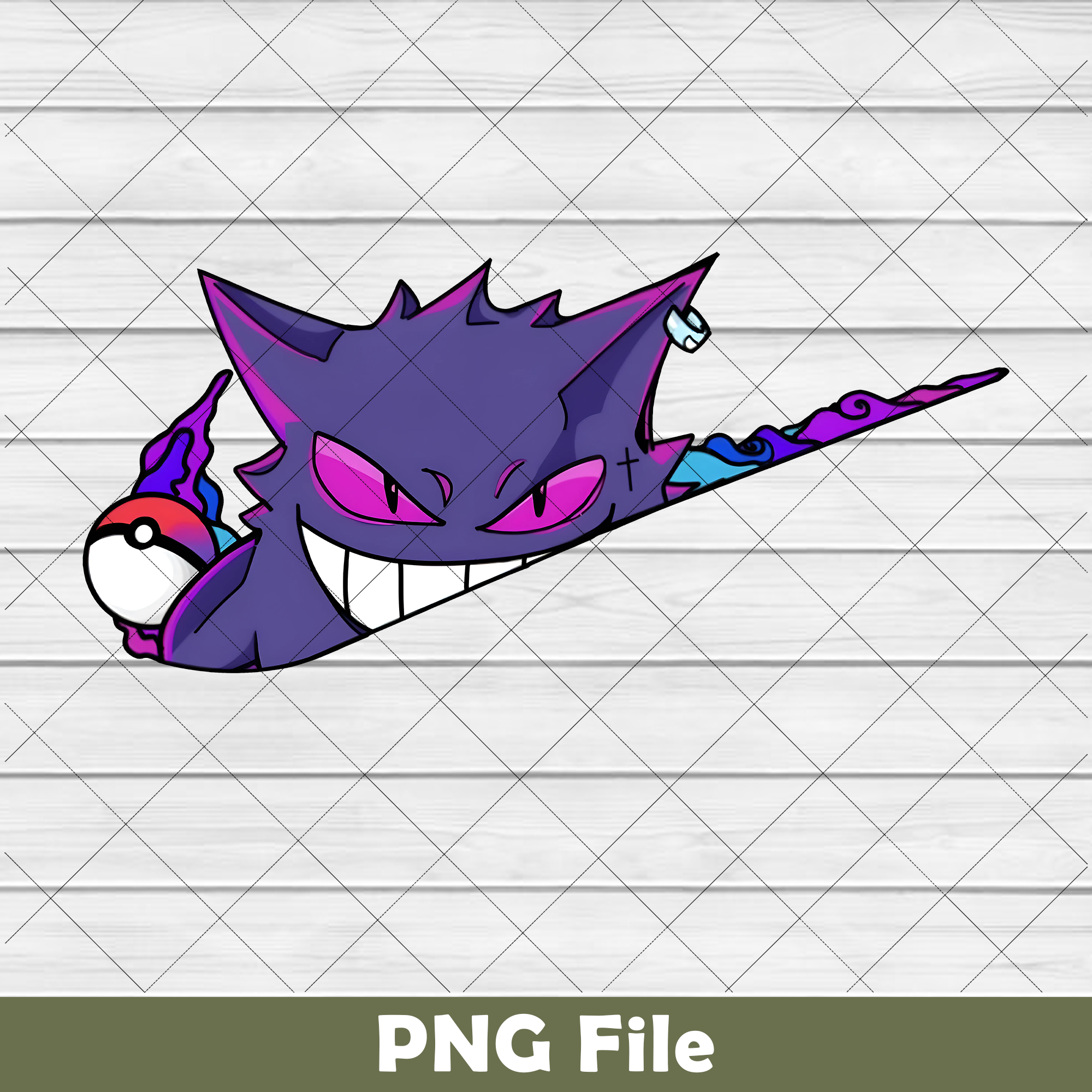 Gengar Nike PNG, Disney Gengar PNG, Gengar Png, Nike Logo Ge | Inspire ...