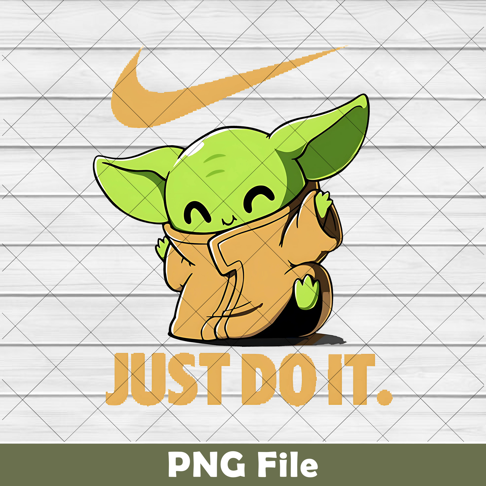 Baby Yoda Nike PNG, Baby Yoda PNG, Nike Logo Baby Yoda PNG, | Inspire ...