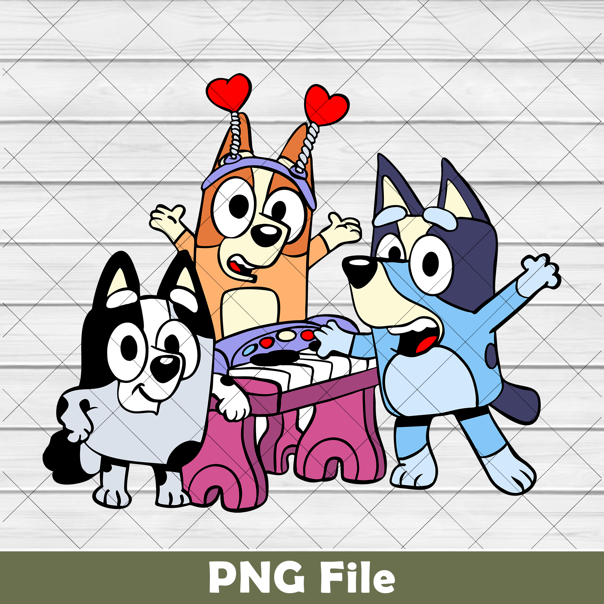 Cute Bluey Friends PNG, Bluey Gift PNG, Bluey Friends PNG, F | Inspire ...