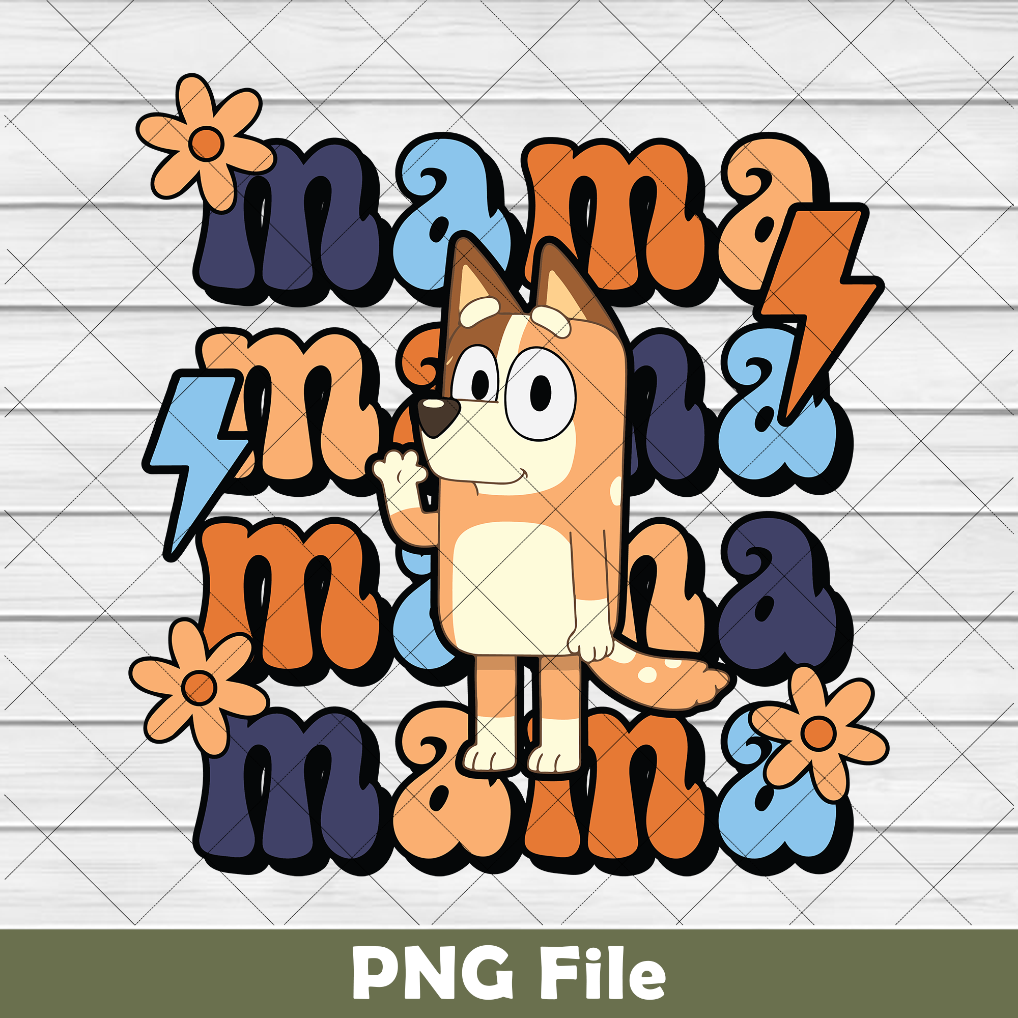 Chili Mama PNG, Bluey Mama PNG, Mama Bluey PNG, Bluey Family | Inspire ...
