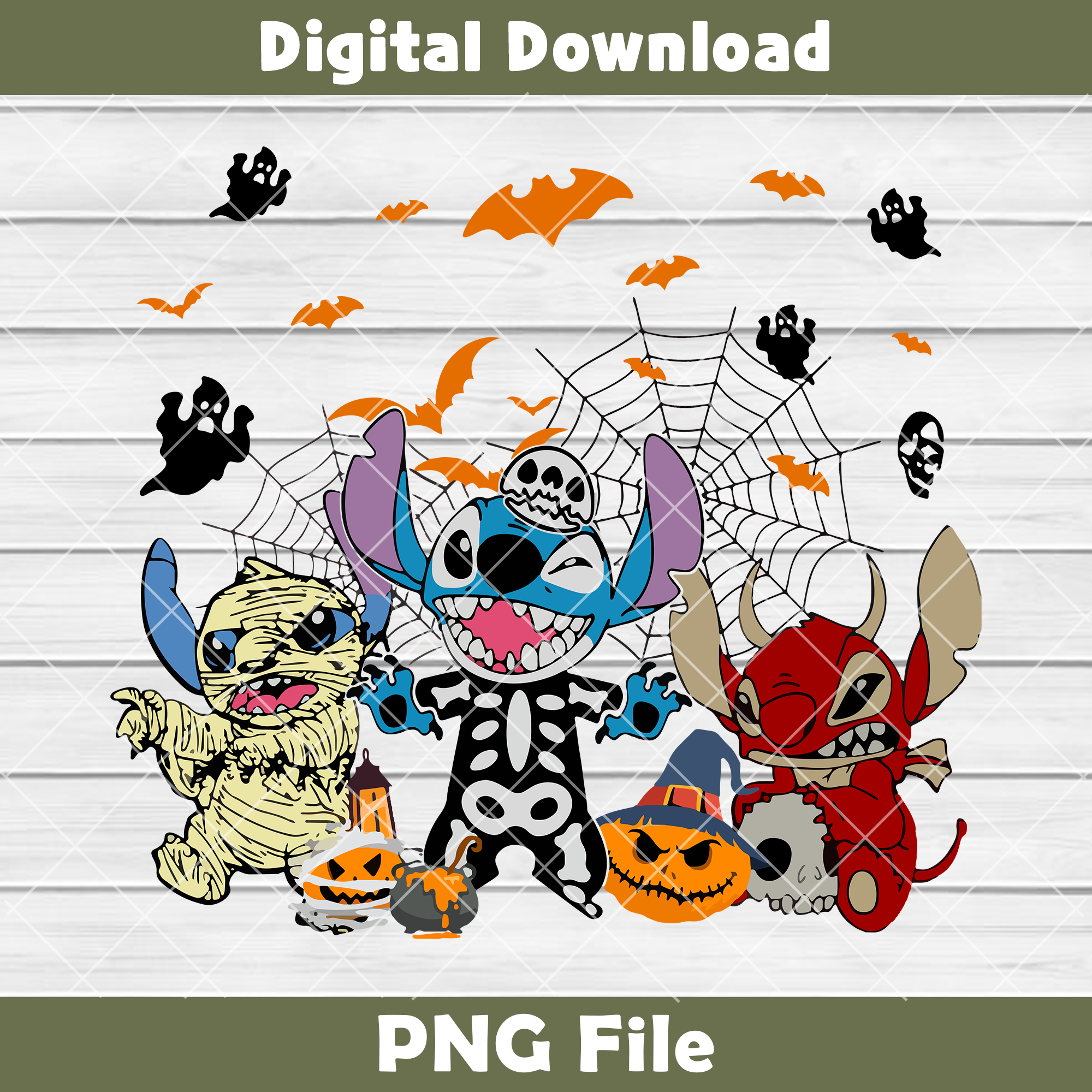 Stitch Nightmare On The Main Street PNG, Vintage Stitch Mick | Inspire ...